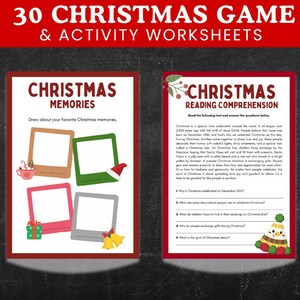 Printable Christmas Game Activities – Fun Christmas Party Games ...