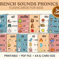 Cartes De L'alphabet - French Flashcards -alphabet Flashcards ...