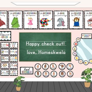 Cute Classroom Rules and Expectations Posters, Editable Rules for ...