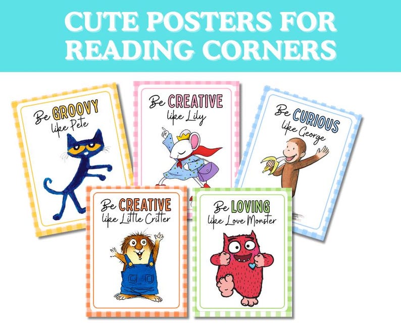 Favorite Primary Book Character Positive Affirmation Quotes Printable ...
