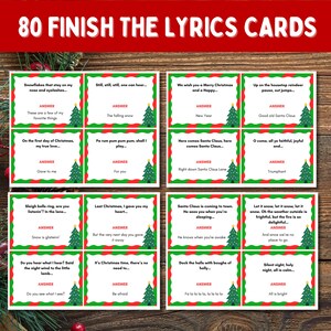 Christmas Hymns Finish the Lyrics Game Christmas Song Game Church Songs ...