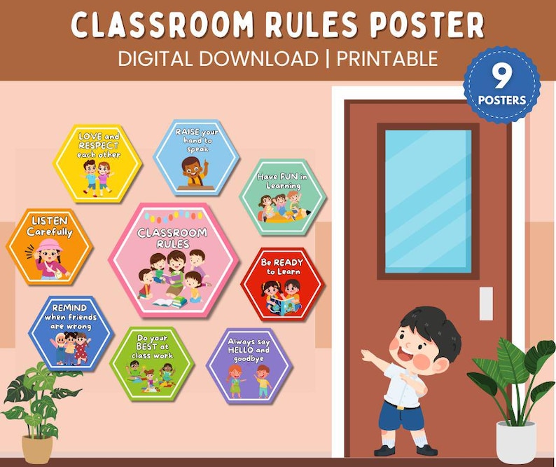 Classroom Rules Printable Daycare Rules Classroom Rules Daycare ...