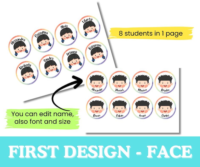 Editable School Attendance Chart Bulletin Board: K-6 Classroom Decor ...