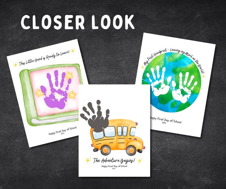 First Day of School Handprint Craft – Keepsake Activity for Kids | Back ...