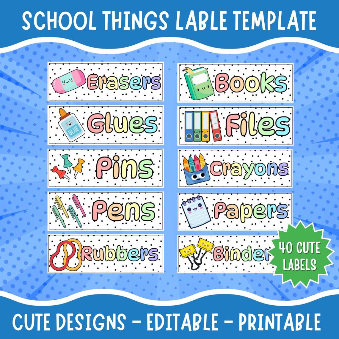 Customizable School Book Bin Labels – K-3 Grade Level Library Labels ...