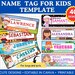 Editable Student Name Tags & Desk Labels – Pastel Cute Classroom ...