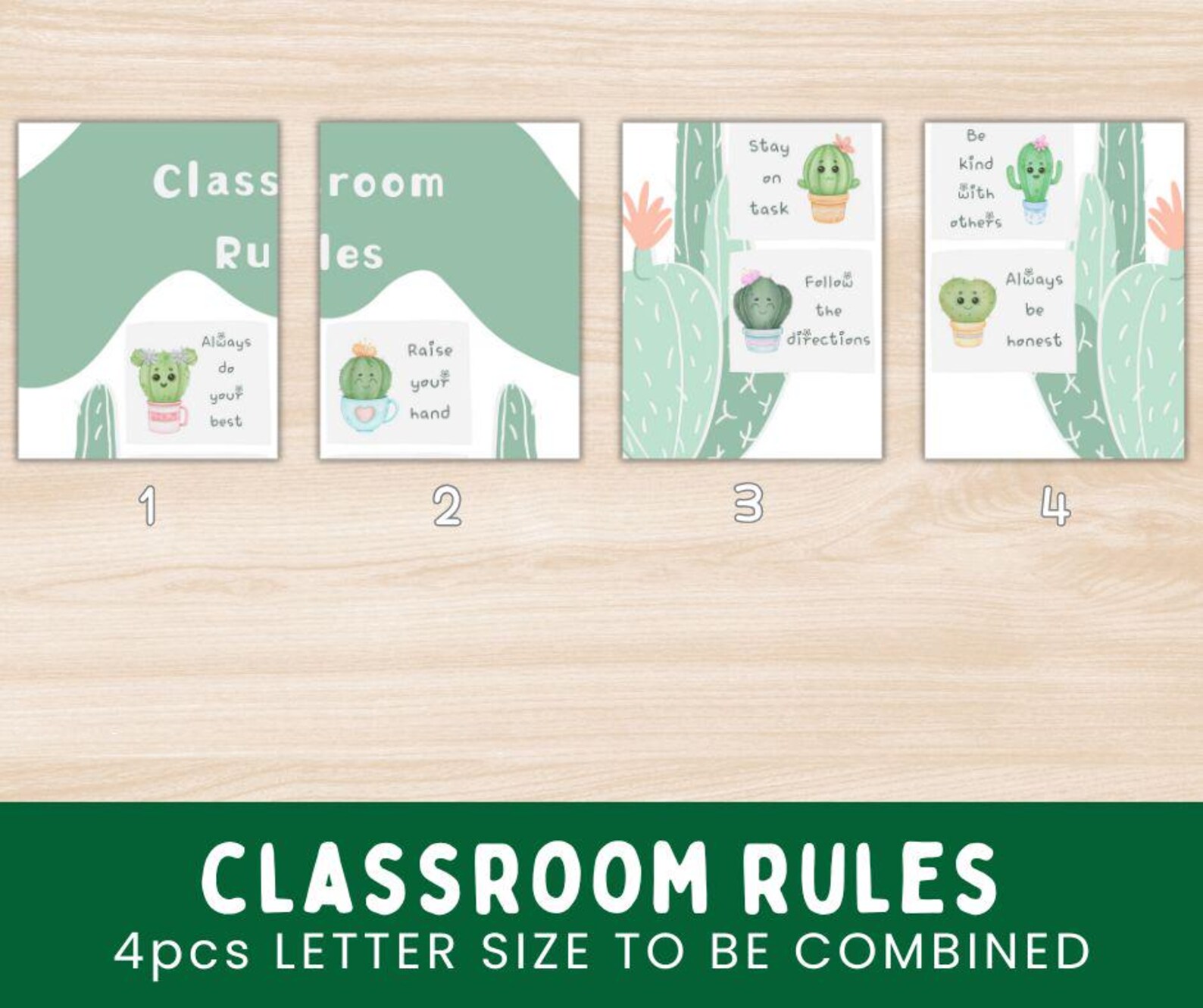 Pre-k Classroom Rules Printable – Daycare Behavior Posters | Rules PDF ...