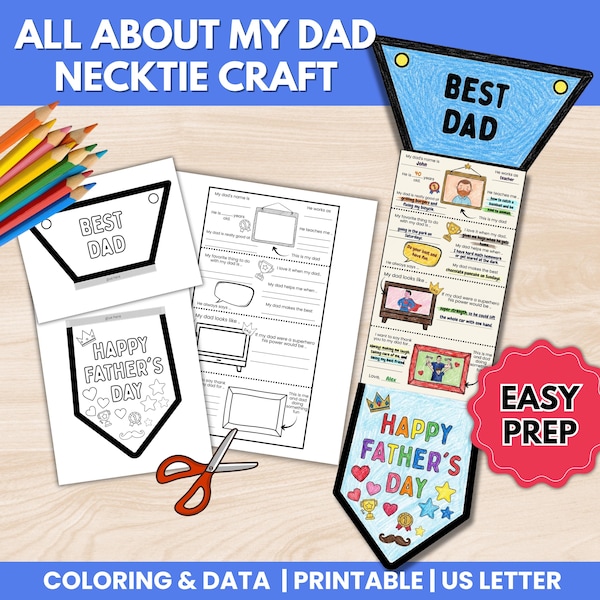 Father's Day Necktie - Etsy