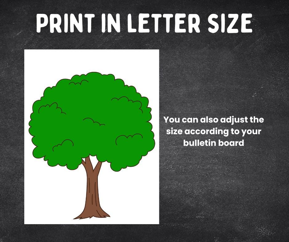 Classroom Student Tree Bulletin Board | Interactive Display for Student ...