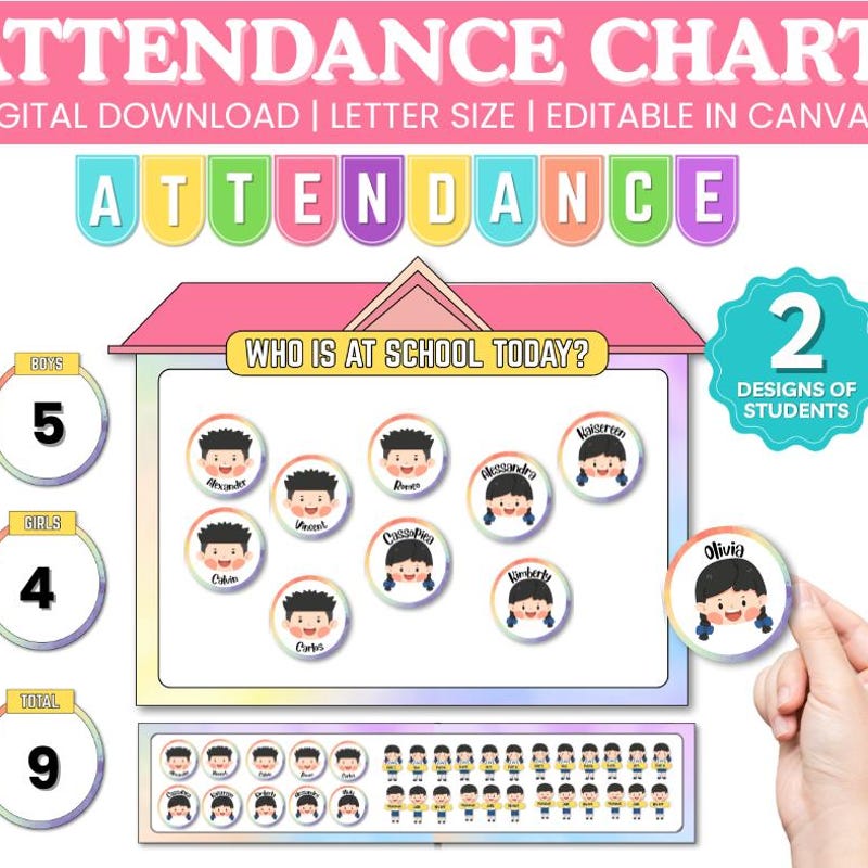 Attendance Display - Etsy UK