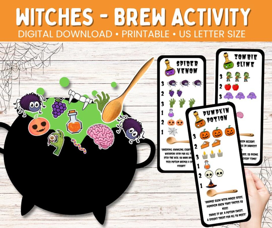 Halloween Potions Dramatic Play Kids Pretend Play Halloween Potions ...