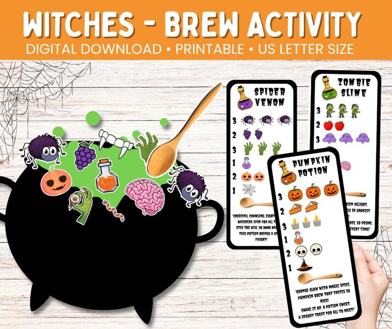 Halloween Potions Dramatic Play Kids Pretend Play Halloween Potions ...