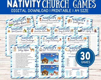 Bible Christmas Games, Bible Christmas Party Games, Nativity Games ...