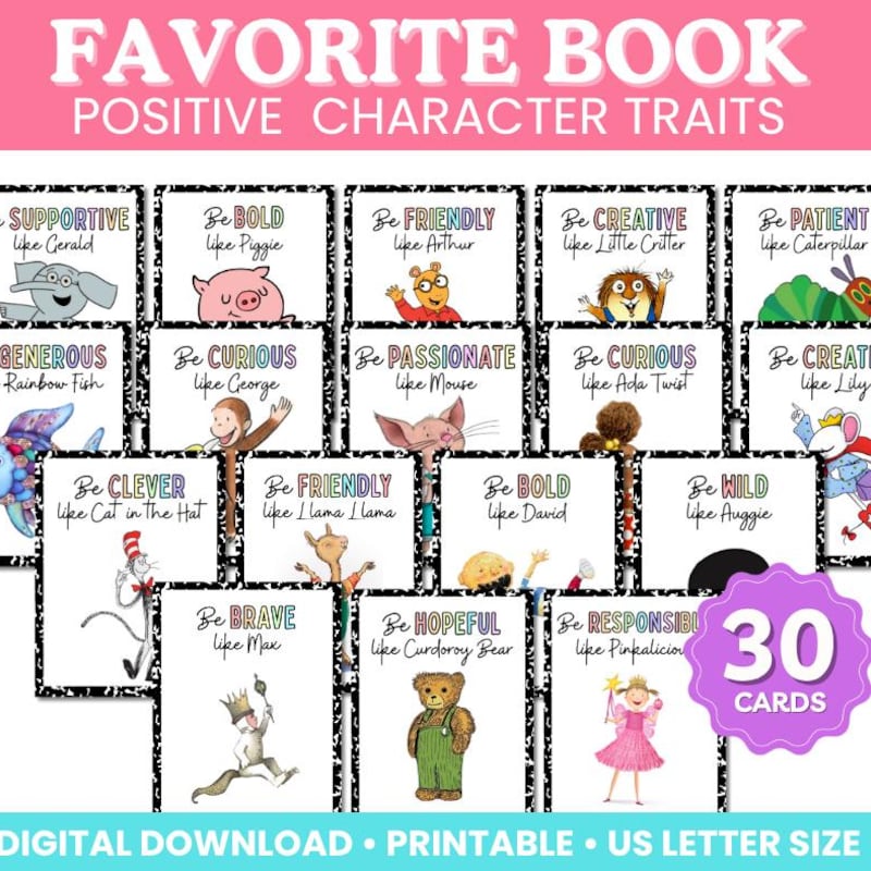 Reading Posters Character - Etsy