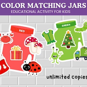 Color Matching Activity for Kids – Toddler Color Printables for ...