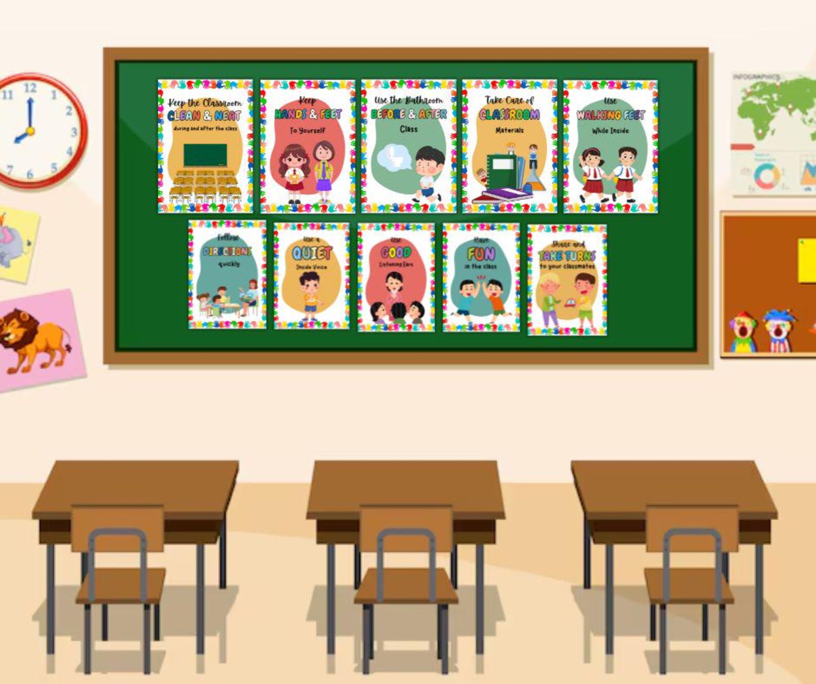 Classroom Rules Printable Daycare Rules Classroom Rules Daycare ...