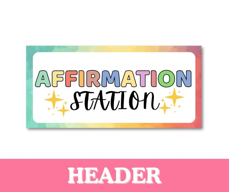 Positive Affirmations Mirror Decals: Uplifting Stickers for Mental ...