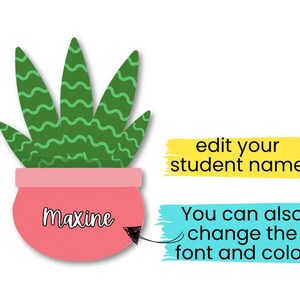 Plant Theme Botanical Welcome Back to School Classroom Door Decor ...