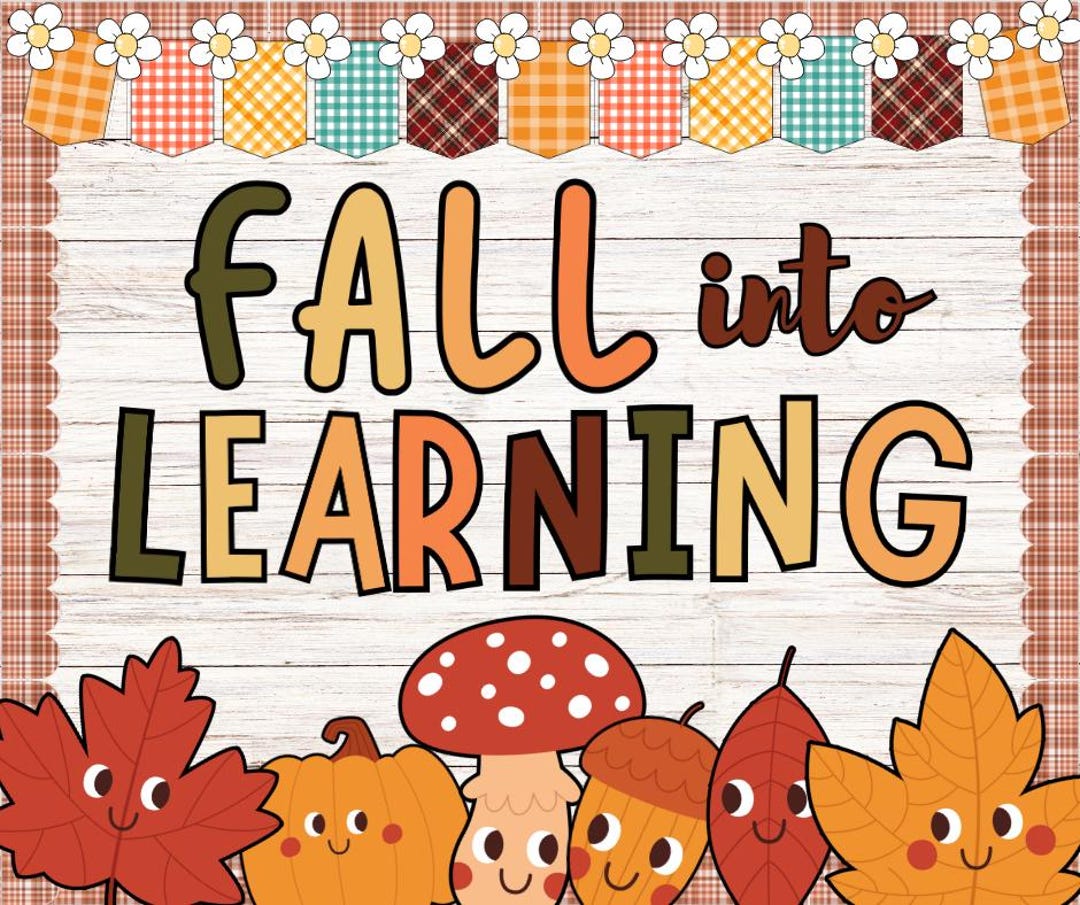 Fall Bulletin Board Kit | Cute Autumn Classroom Decor | Printable ...
