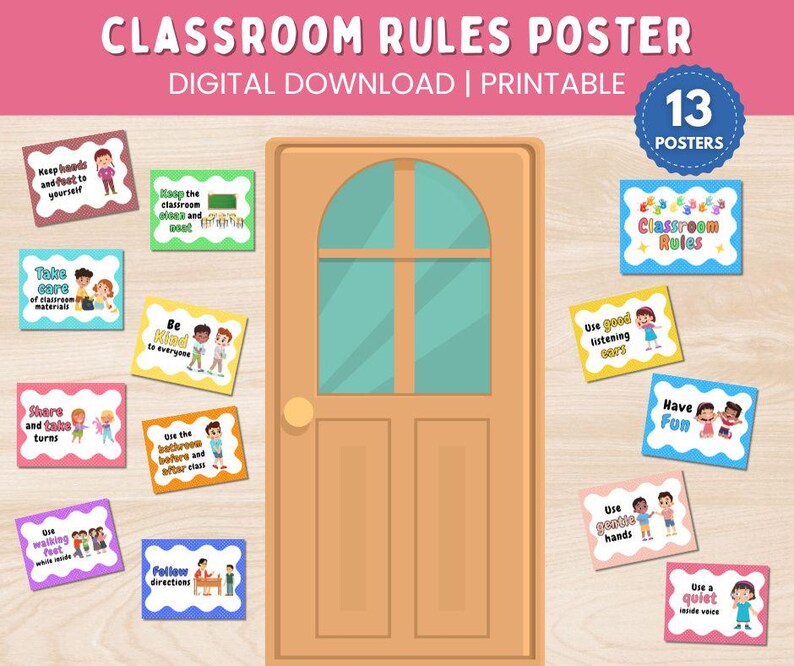 Classroom Rules Printable Daycare Rules Classroom Rules Daycare ...