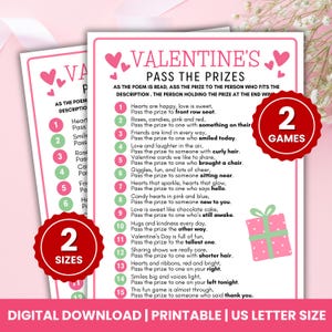 Valentines Pass the Prize Game, Valentines Pass the Present Game ...