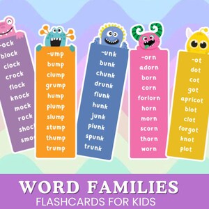 CVC Words Phonics Cards – Learn to Read Printables for Kindergarten ...