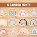 Editable Rainbow Birthday Board for Classroom Decor – Boho-themed ...