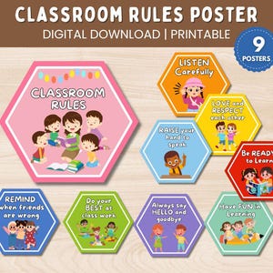 Classroom Rules Printable Daycare Rules Classroom Rules Daycare ...