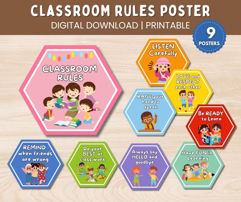 Classroom Rules Printable Daycare Rules Classroom Rules Daycare ...