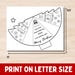 Christian Christmas Tree Craft Printable Light of the World Bible Craft ...