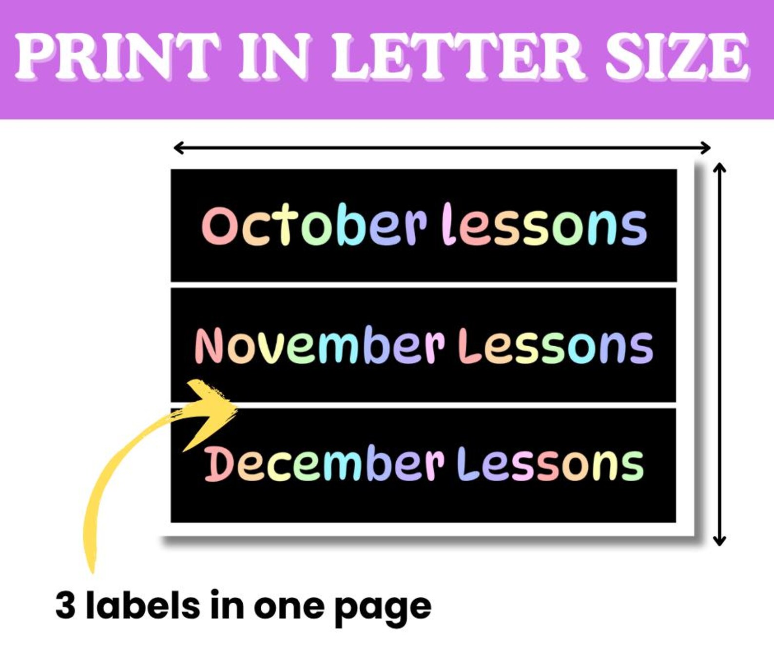 Printable Teacher Lesson Plan Stickers Planner Organization Digital ...
