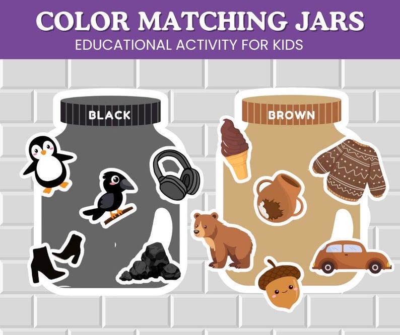 Color Matching Activity for Kids – Toddler Color Printables for ...