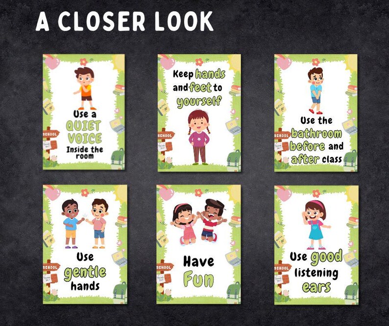 Classroom Rules Printable Daycare Rules Classroom Rules Daycare ...