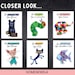 Childrens Book Character Gallery Wall Poster Bundle Positive ...