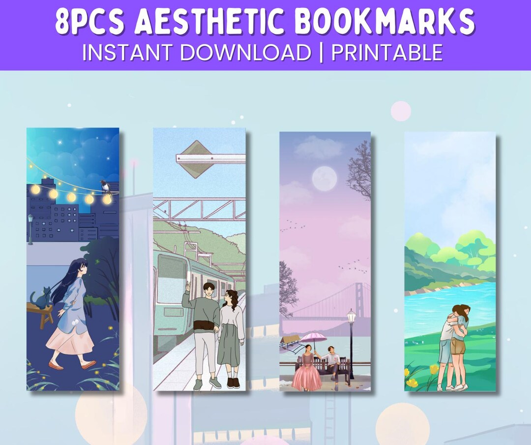 Cute Printable Bookmarks | Aesthetic Bookmarks for Book Lovers ...