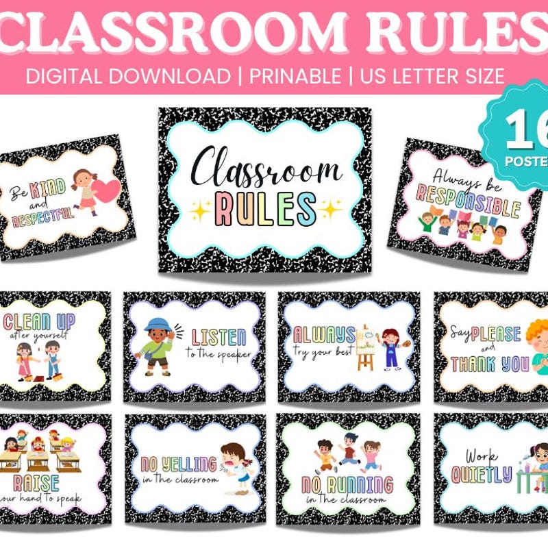 Classroom Rules - Etsy