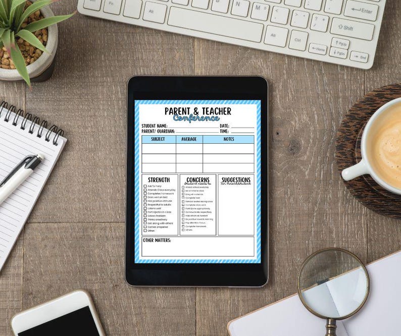 Parent-teacher Conference Forms Bundle Lesson Plans School Templates ...
