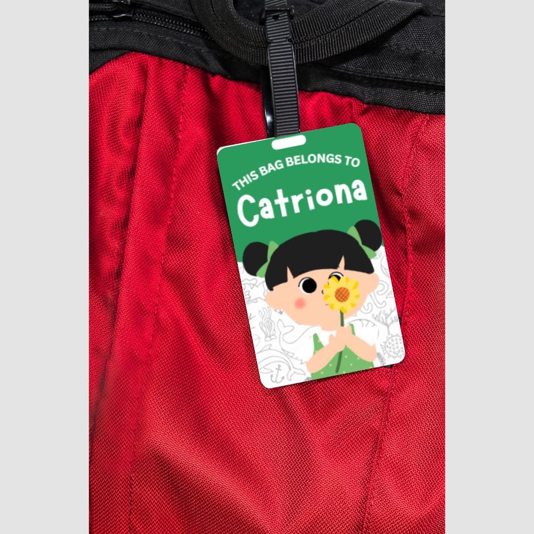 Kids Bag Tag Template | Editable School & Luggage Tags in Canva ...