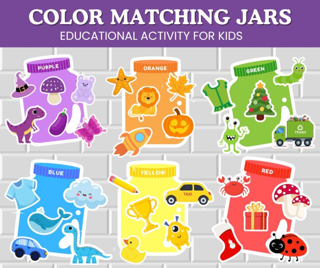 Color Matching Activity for Kids – Toddler Color Printables for ...