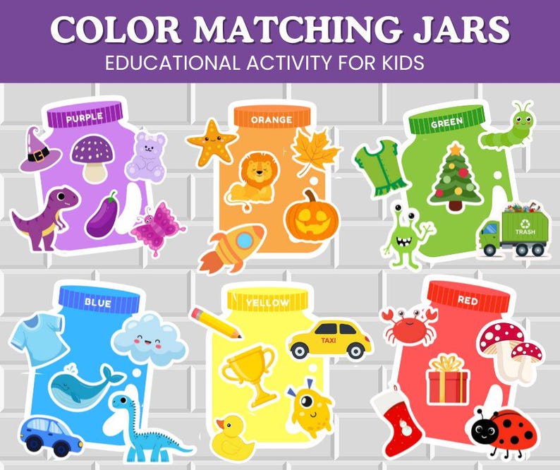 Color Matching Activity for Kids – Toddler Color Printables for ...