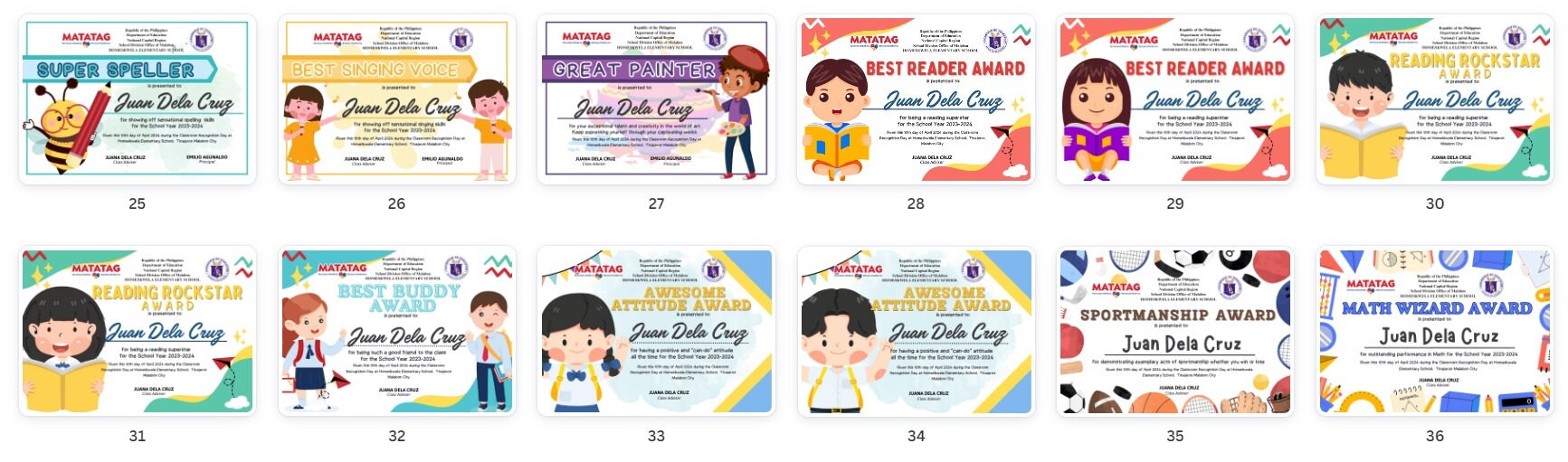 Printable Student Award Certificates: Editable School Certificates ...