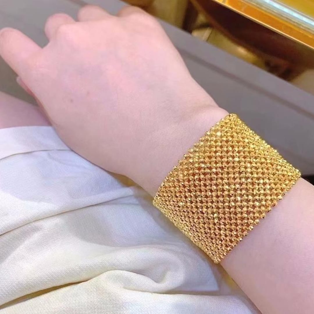 24K Pure Gold, 24K Gold Bracelet, Pure Gold Bracelet, Solid Gold ...