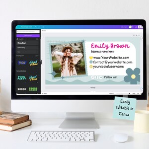 Email Signature Template for Small Business, Professional Email Footer ...