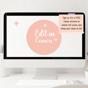 Colorful Sticker Template Editable Sticker Design for Small Business ...