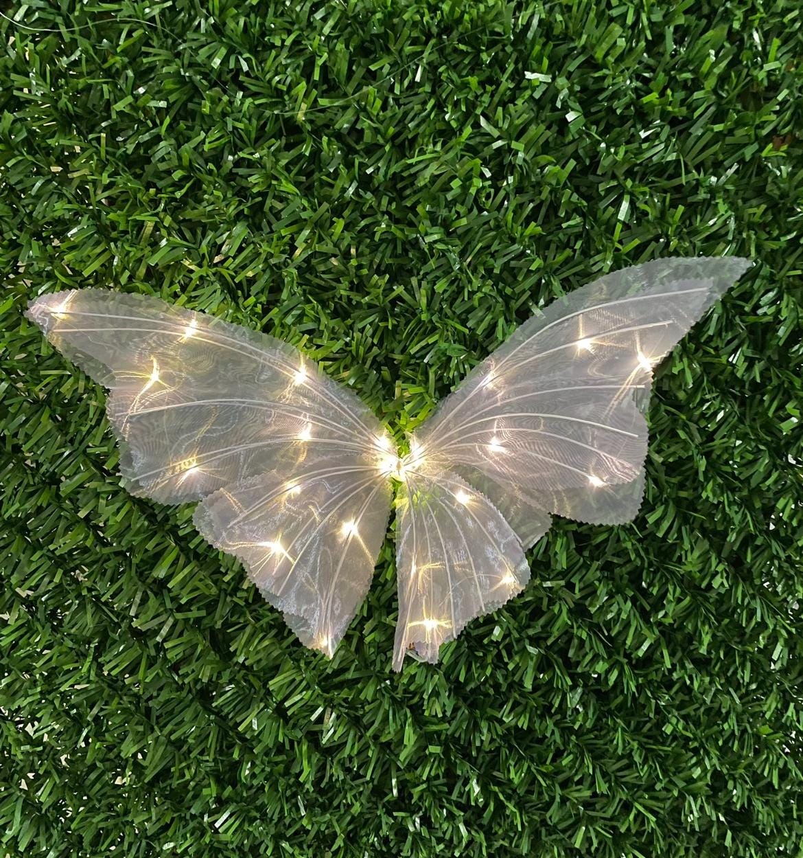 Fairy Wings Light-up Butterfly – Giant Organza Butterflies for Wedding ...