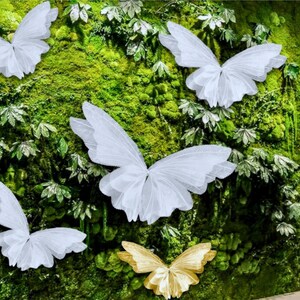 Giant Silk Butterfly Large Butterfly Organza Art,large Tulle Butterfly ...