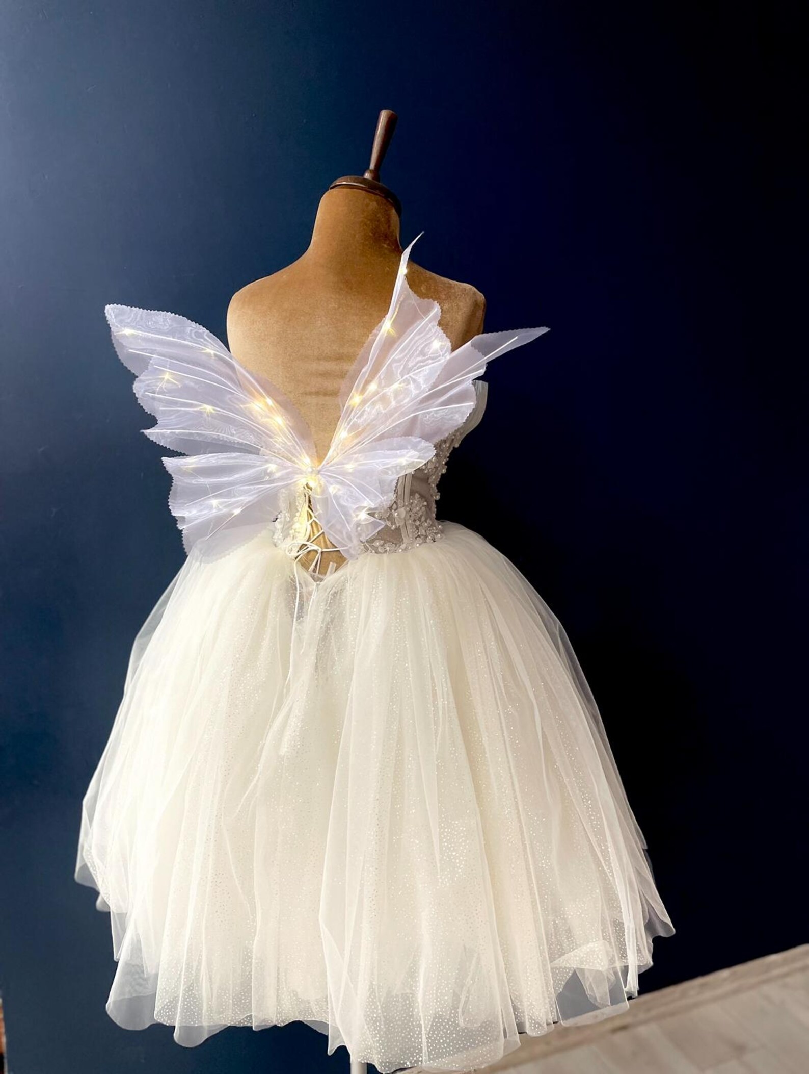 Custom Design LED Light Butterfly Wing Dress – Perfect for Fantasy ...