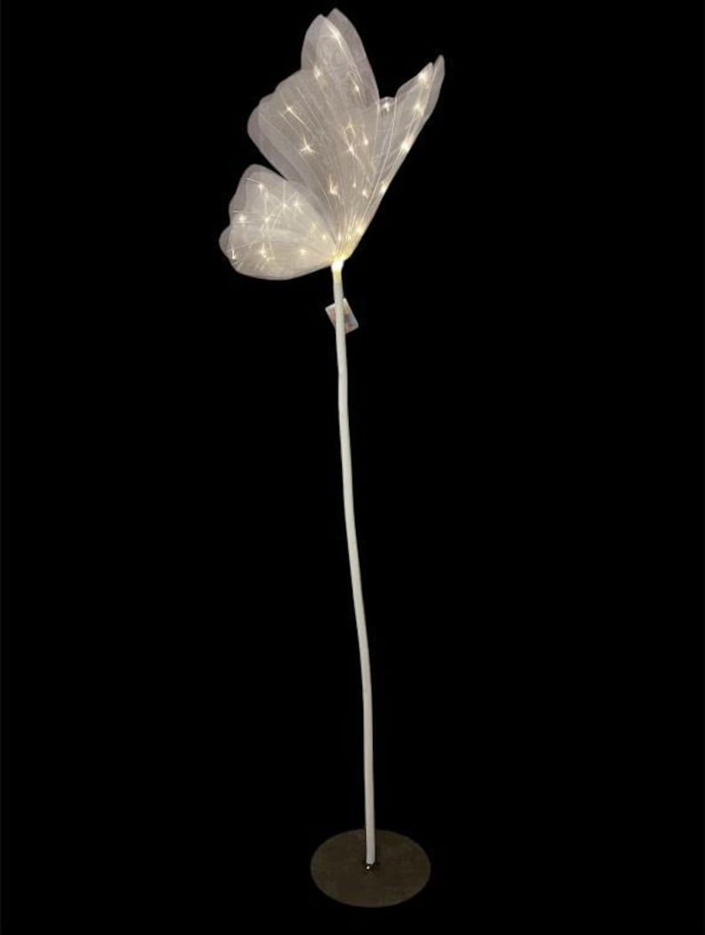 Butterfly Wings LED Light With Metal Stand, Decorative Daylight Color ...