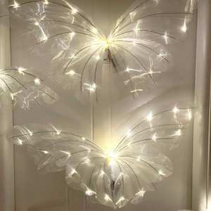 LED Butterfly Wall Decoration - Romantic Home Lighting - Wedding and ...