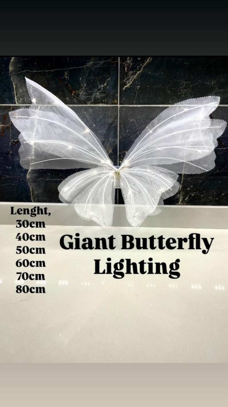3D Silk Butterfly Hanging Decor, Giant Organza Butterfly for Weddings ...